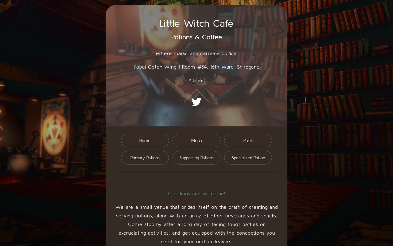 Little Witch Café | Potions & Coffee